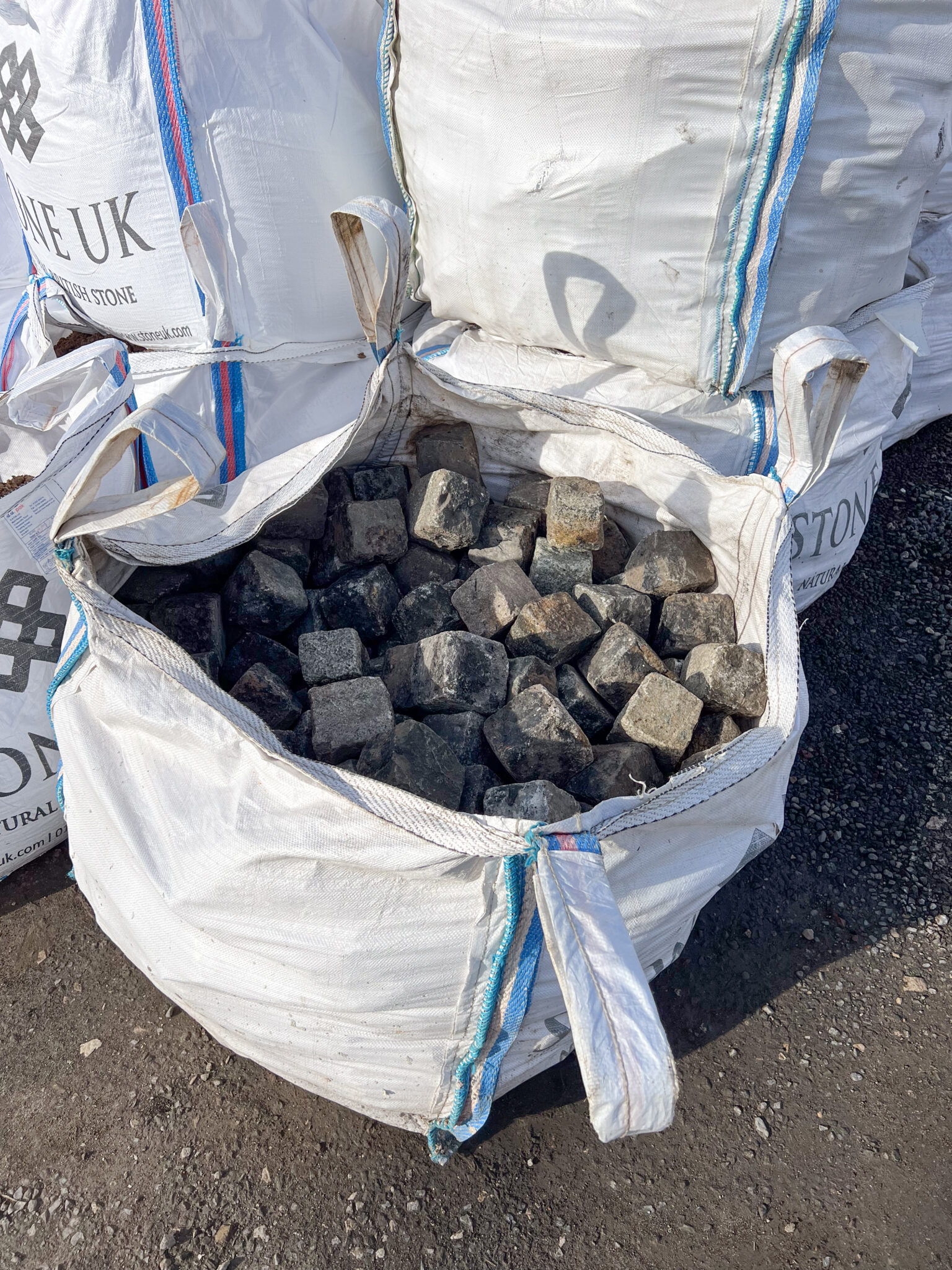 Reclaimed Granite Cubes - Stone UK